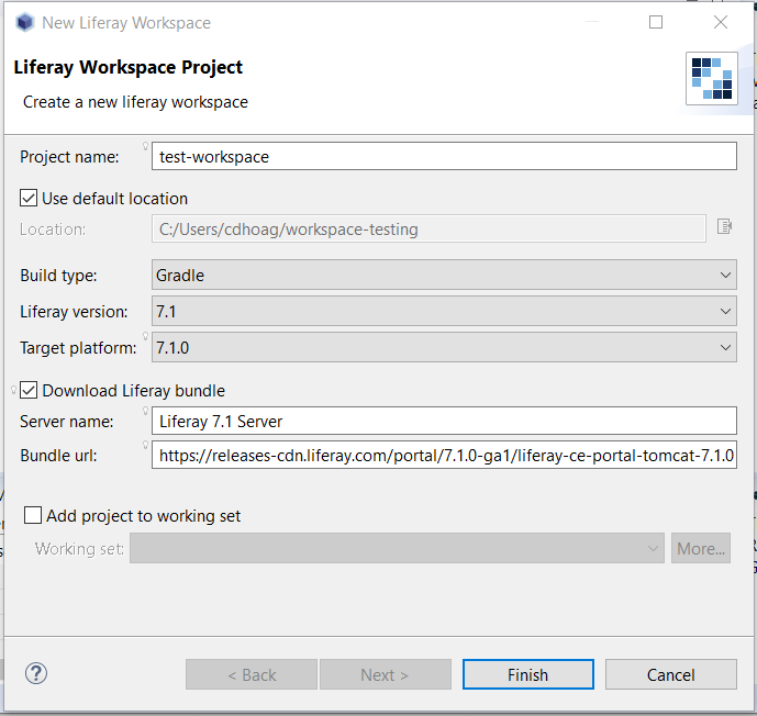 Creating a Liferay Workspace with Dev Studio – Liferay Help Center Creating a Liferay Workspace with Dev Studio – Liferay Help Center